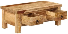 Konferenční stolek 90 x 45 x 35 cm masivní mangovníkové dřevo 247326