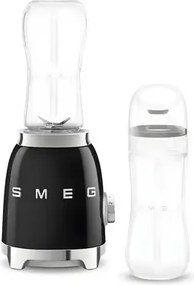 SMEG PBF01BLEU černá / Smoothie mixér / 300 W / 0,6 l / 2 rychlosti