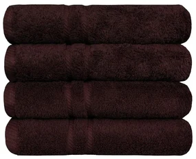 SCANquilt bavlněný ručník COTTONA tmavě hnědá žínka 15 x 21 cm