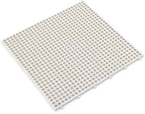 Plastová dlažba Linea Flextile 39,5 x 39,5 x 0,8 cm, bílá