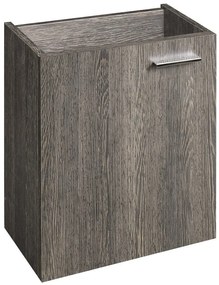 Aqualine Aqualine, ZOJA umyvadlová skříňka 39,5x50x22cm, měli wenge, 51049MW