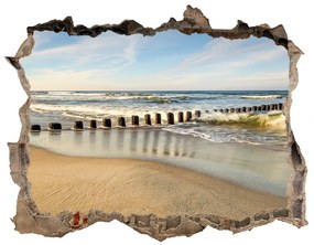 Wallmuralia Nálepka fototapeta 3D Pláž Baltské moře 95x64 cm