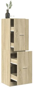 Skříňka na léky dub sonoma 40 x 41 x 144,5 cm kompozitní dřevo 3309638