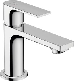 Hansgrohe Rebris E, umyvadlová baterie 80 s odtokovou soupravou s táhlem, CoolStart, chromová, 72553000