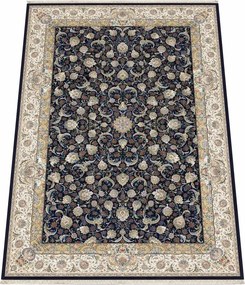 BE Koberec Sultan 1200 Dark Blue - modrý obdélníkový Rozměr: 150x225 cm