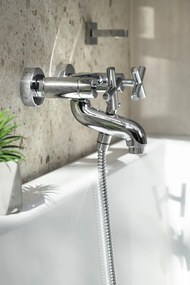 Sapho Axia 581 vanová baterie nástěnná 150 mm kohoutková