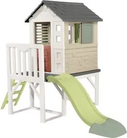 Smoby Domeček Life na pilířích se skluzavkou / od 2 let