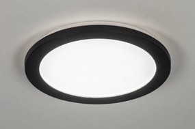 Stropní koupelnové LED svítidlo Arton Nero 26