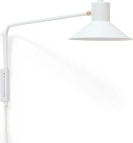 Bílé nástěnné svítidlo ø 20 cm Aria – Kave Home