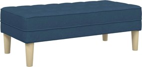 Set pohovek 2 ks Modrá Polyester 3329259