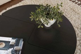 Designový konferenční stolek Zakwani 90 cm černý