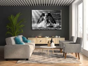 Obraz Andělská modlitba Grey Velikost (šířka x výška): 120x80 cm