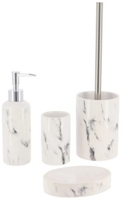 Koupelnový pohár Nardi Marble, bílá, 200 ml