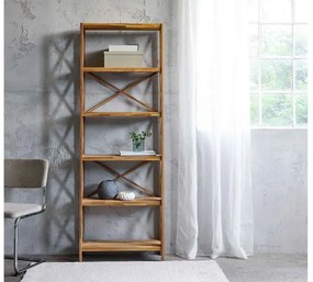 Designový regál Walworth 198 cm přírodní dub