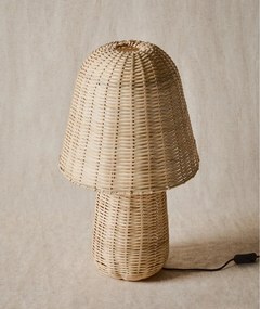 Ratanová stolní lampa v přírodní barvě (výška 65 cm) Neuda – Kave Home