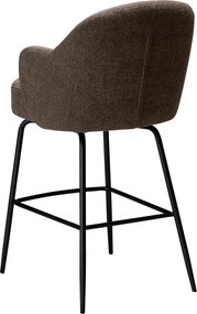 Hnědá otočná barová židle (výška sedáku 70 cm) Bae – DAN-FORM Denmark