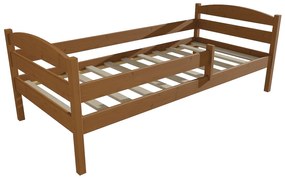 Vomaks Dětská postel DP 017 se zábranou Rozměr: 80 x 200 cm, Barva: moření dub