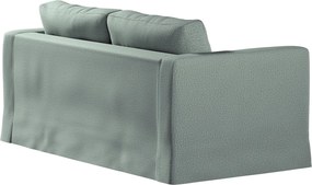 Potah na pohovku IKEA  Karlstad 2-místná , nerozkládací, dlouhý barva zelená látka pletený vzor