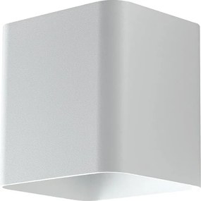 FAN LED-W-BIOME BCO Venkovní nástěnné svítidlo LED BIOME bílá hliník 2x3,5W 840 lm IP54 9,5x11 cm - FANEUROPE