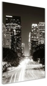 Wallmuralia Vertikální Foto obraz skleněný svislý Los Angeles noc 50x100