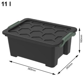 ROTHO úložný box EVO SAFE 11L - BLACK