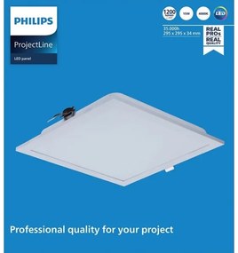 Philips - LED Podhledové svítidlo PROJECTLINE LED/15W/230V 29,5x29,5 cm
