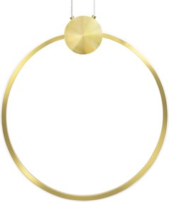 Toolight Toolight, LED stropní svítidlo 40cm 17W 4000K APP1396-CP, zlatá lesklá, OSW-00954