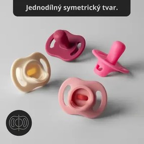 Tommee Tippee Silikonový Dudlík Ultra-light 6-18m, 4 ks, GIRL