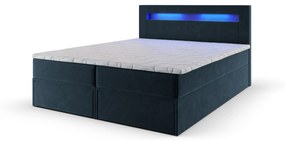 MSL Kontinentální čalouněná postel LINDOS (140 x 200 cm) Barva látky: MONOLITH 61
