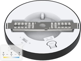 Stropní LED svítidlo Evora Round, 1x LED 6w, 3000-6000k, 3CCT, b