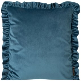 DEKORAČNÍ POVLAK NA POLŠTÁŘ VELVET25 45X45 CM MODRÁ