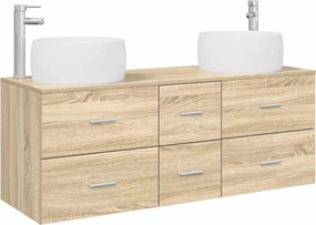 Sada koupelnového nábytku 3 ks Dub sonoma 49,5 x 44,5 x 66 cm 3405933