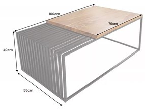 Massive home | Konferenční stolek ARCHITECTURE 100 CM masiv sheesham