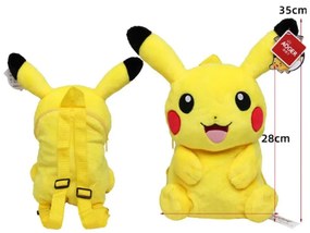 Roztomilý plyšový batůžek s motivem Pokémonů Varianta: Pikachu A 28 cm