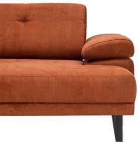 Hanah Home Třímístná pohovka MUSTANG oranžová levá 560ARE1215