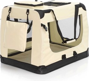 Přepravní box fudajo – 70 × 52 × 50 cm, béžová (64187)