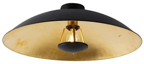 Vintage stropní svítidlo černé se zlatem 60 cm - Emilienne Novo