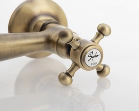 , ANTEA nástěnná baterie, vrchní ramínko, bronz, 3366