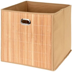 Úložný box Textilie 31x31 cm bambus