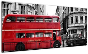Ulice v Londýně - obraz (100x40cm)