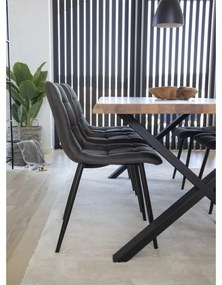 Designová židle Dominik tmavě šedá