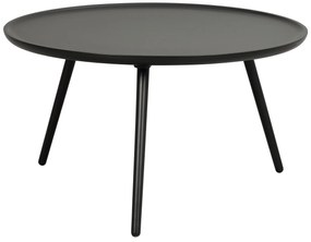 Černý konferenční stolek Rowico Choky L, 80 cm