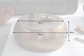 Invicta Konferenční stolek ORIENT 80cm měděná patina 39536