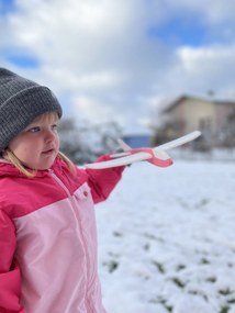 Chytré házecí letadlo FLY-POP Barva: 30 Červená