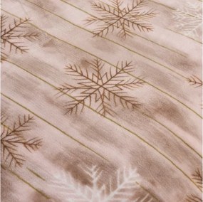 Jahu Mikroflanelové povlečení Zlaté vločky 140x200, 70x90 cm