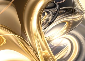 Malvis Tapeta Abstrakt gold Vel. (šířka x výška): 288 x 200 cm