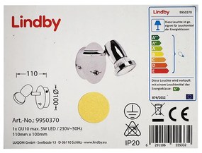 Lindby | Lindby - LED Nástěnné bodové svítidlo ARMINIUS 1xGU10/5W/230V | LW0870