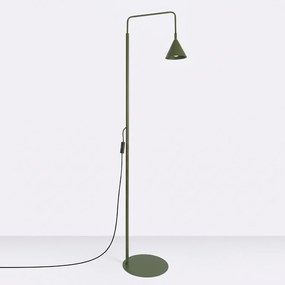 Sollux Lighting Stojací lampa NOX olivově zelená