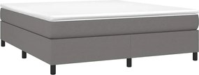 Box spring postel s matrací tmavě šedá 180x200 cm textil 3144440