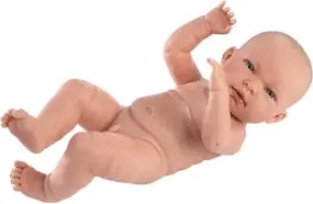 Llorens 84301 NEW BORN CHLAPEČEK - realistická panenka miminko - 43 cm